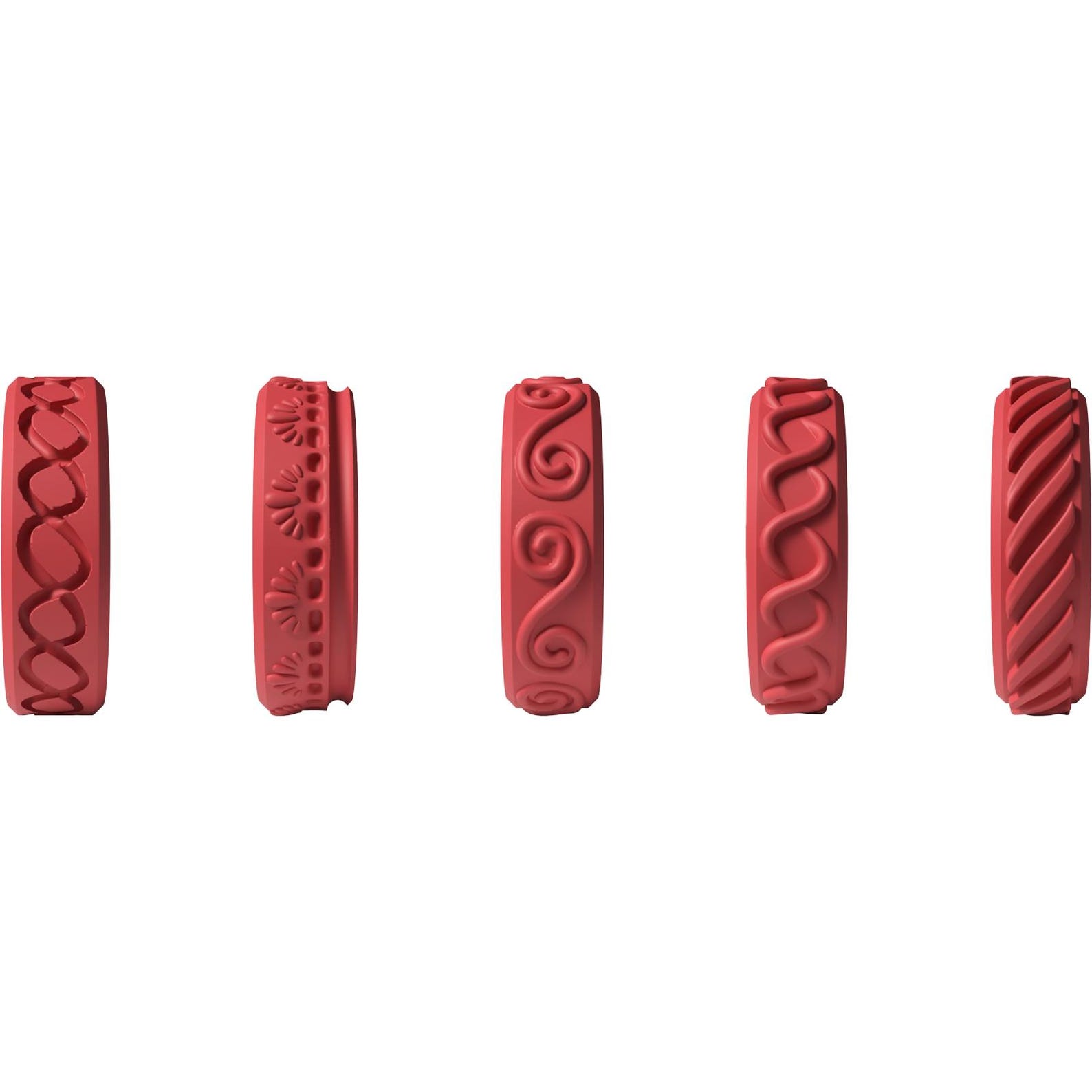 Abstract 10 Pattern Stamp Wheels Set #1 | 3D Printed Craft Tool ...