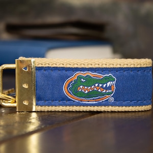 Florida Gators Collegiate Woven Ribbon Key Chain. University of Florida ...