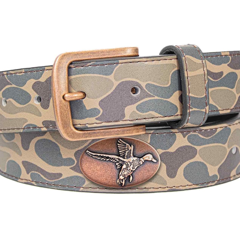 Mallard Duck Leather Belt - Etsy