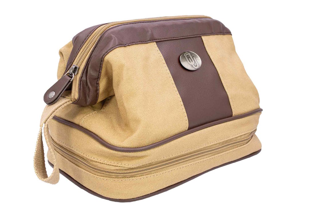 Oklahoma Sooners Men's Canvas Toiletry Bag. Durable Water Resistant Bag ...