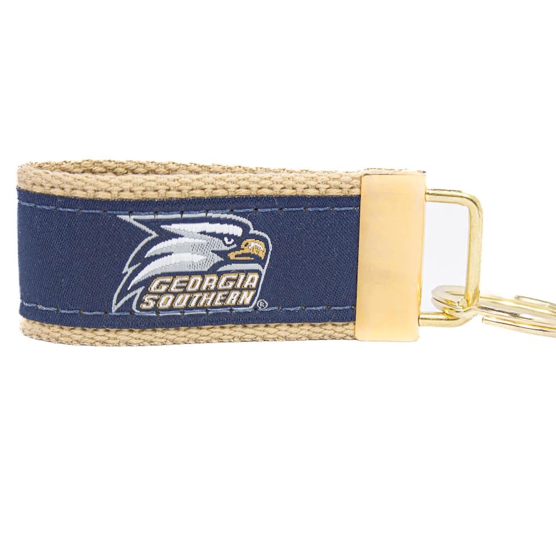 Leather Key Chain Georgia - Etsy