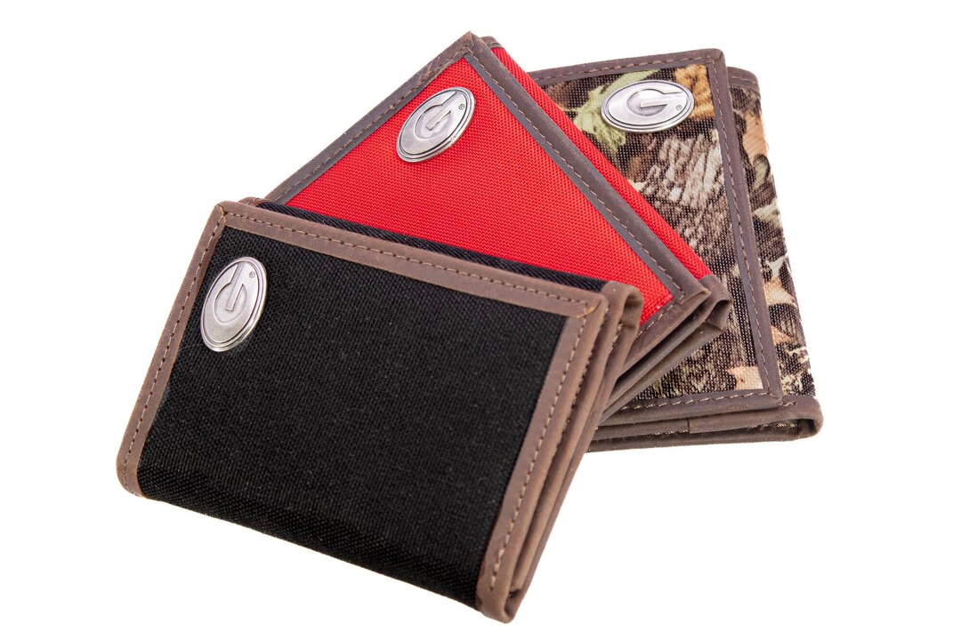 Georgia Bulldogs Boy's Collegiate Trifold Nylon Wallet. Youth UGA ...