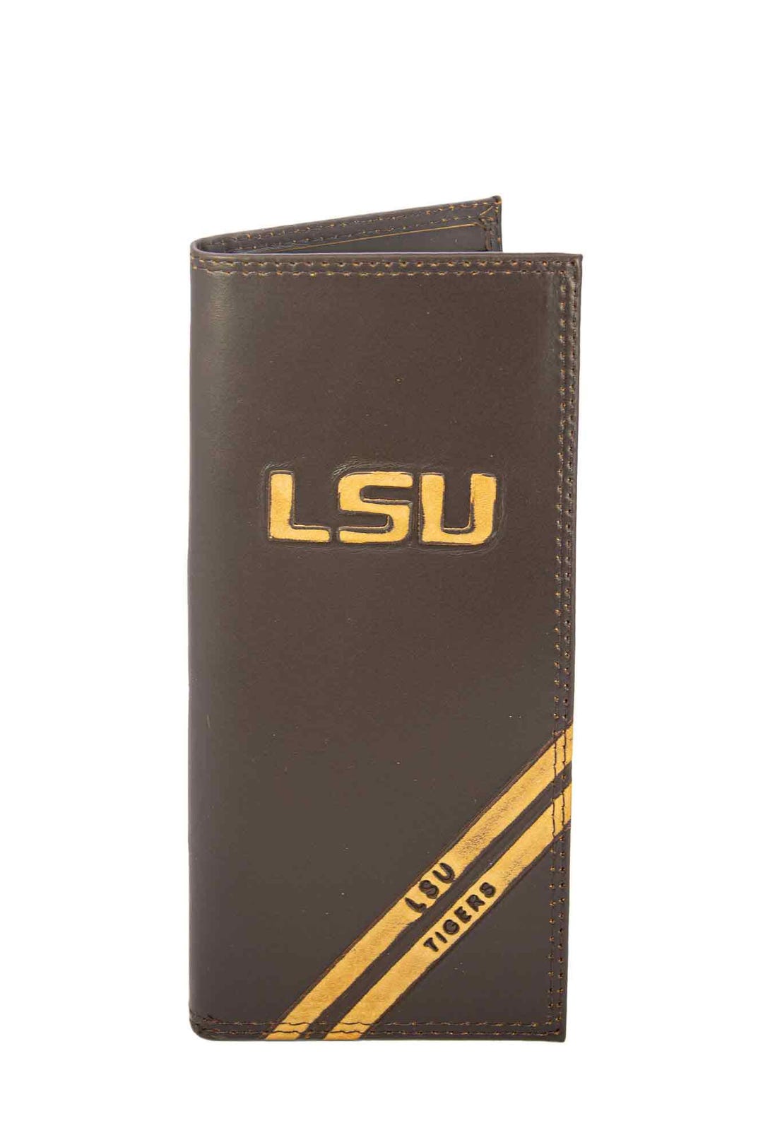 LSU Tigers Men's Embossed Leather Wallet. LSU Trifold. LSU Secretary ...