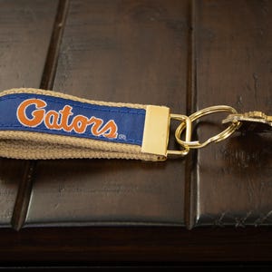 Florida Gators Collegiate Woven Ribbon Key Chain. University of Florida ...