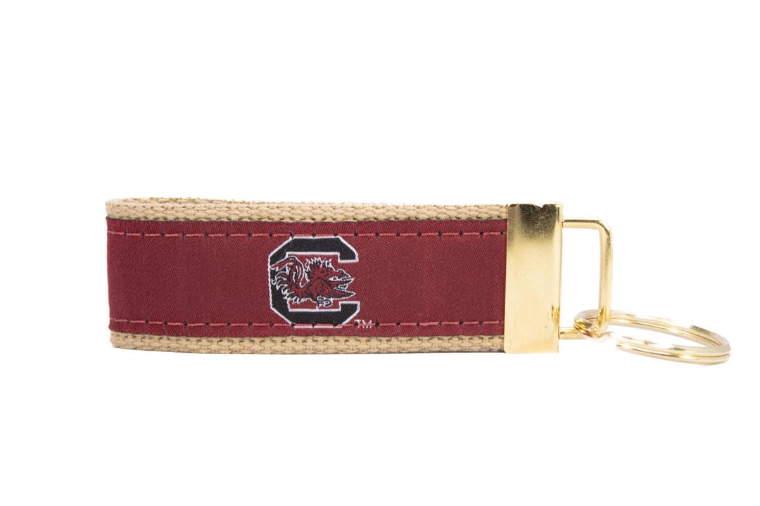 USC Gamecocks Collegiate Woven Ribbon Key Chain. University of South ...