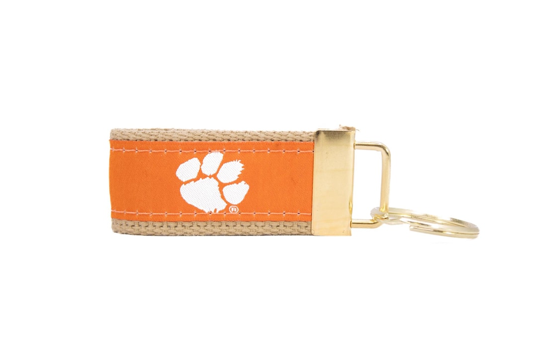 Clemson Tigers Collegiate Woven Ribbon Key Chain. Clemson University ...