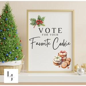 Christmas Cookie Party Kit | Printable Template | Cookie Exchange ...