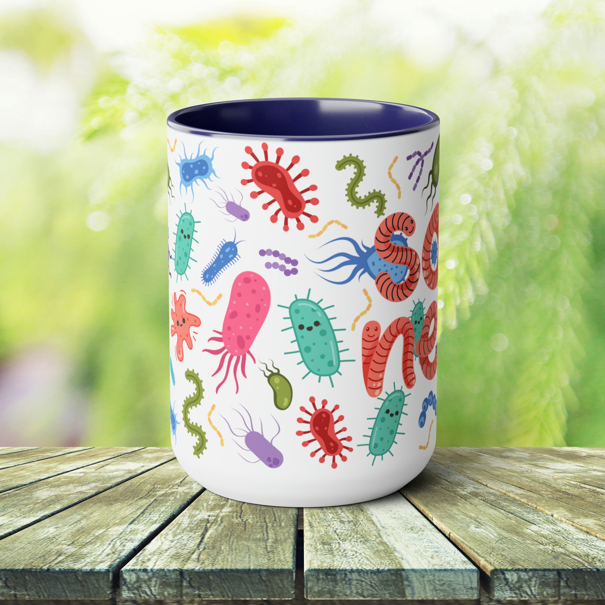 Soil Nerd Two-tone Coffee Mugs, 15oz, Gift for a Composting Soil Lover ...