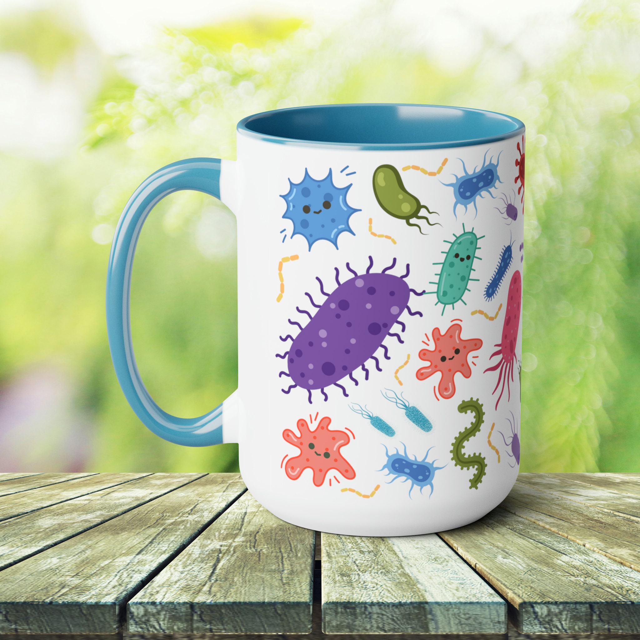 Soil Nerd Two-tone Coffee Mugs, 15oz, Gift for a Composting Soil Lover ...