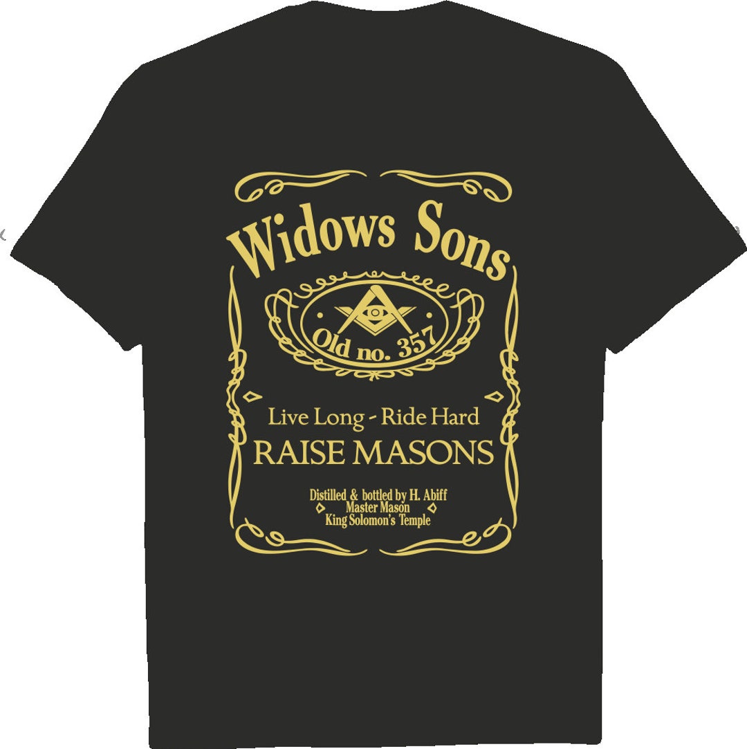 Widows Son Masonic T-shirt - Etsy