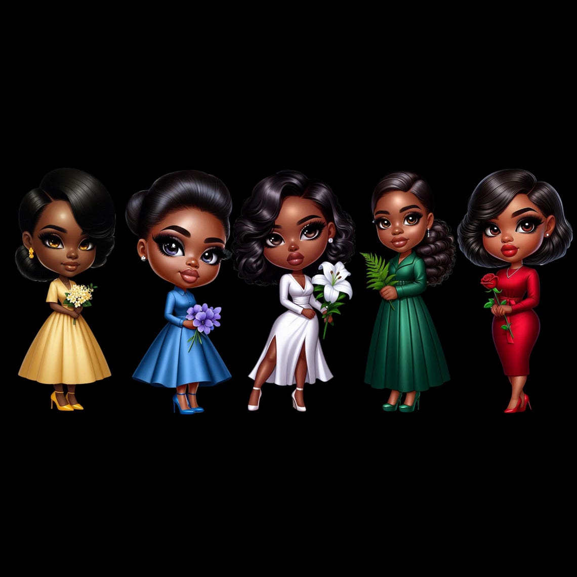 OES Woman on a Black T-shirt - Etsy