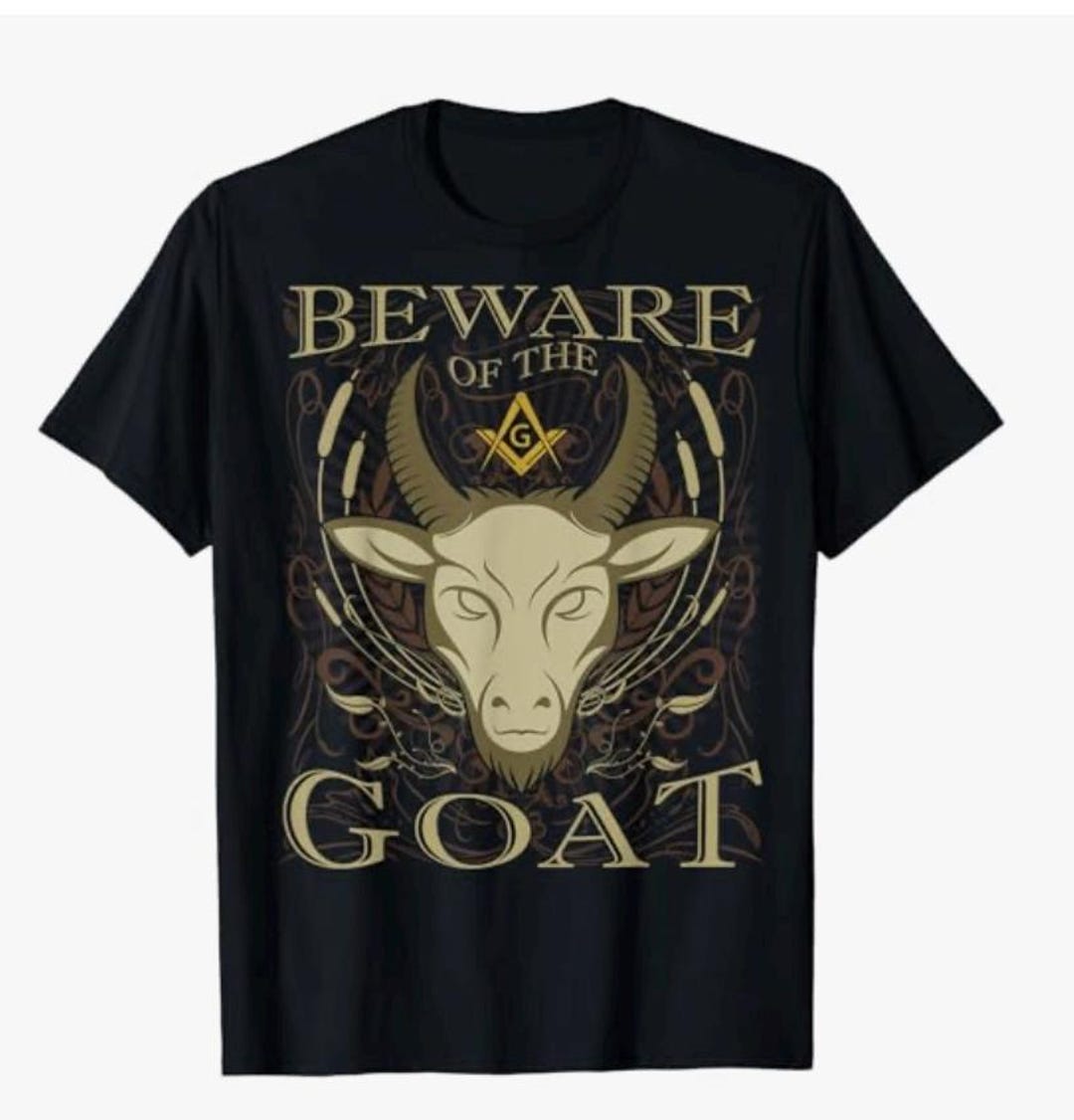 KJ190 Beware Goat Rider Masonic T-shirt - Etsy