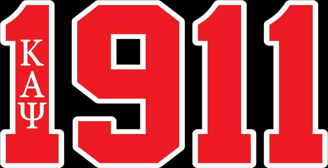 Greek Kappa Alpha Psi 1911 on White T-shirt - Etsy