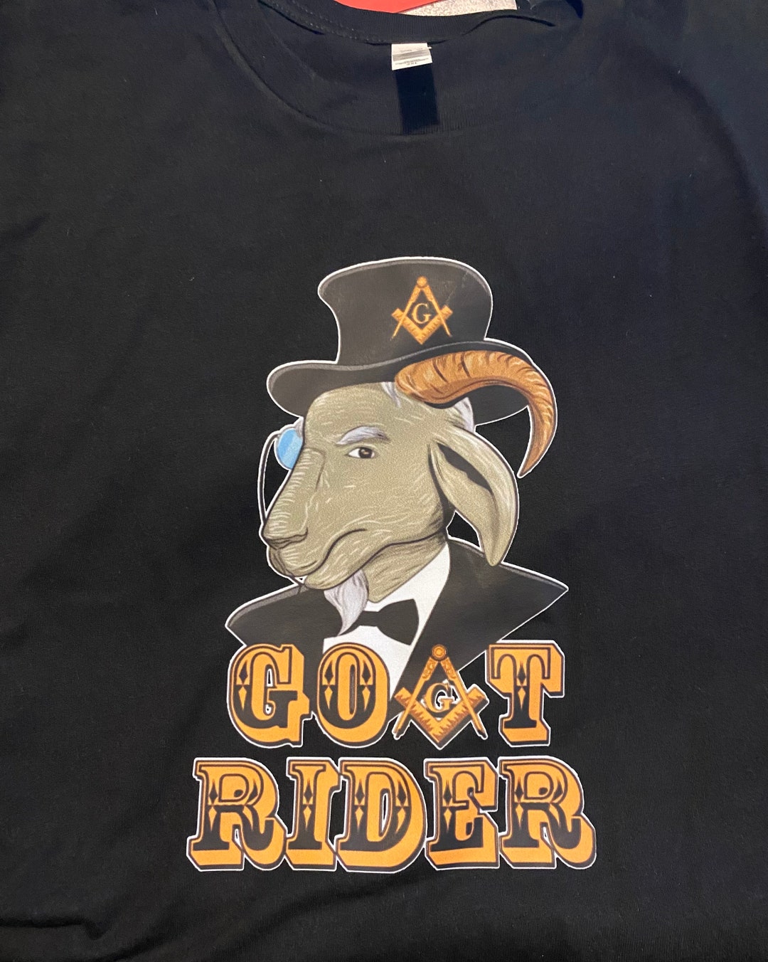 Goat Rider Masonic T-shirt - Etsy