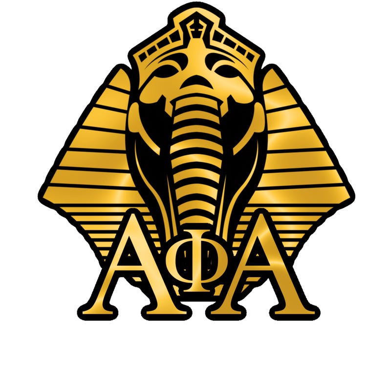Alpha Phi Alpha Pharoah 2 on White T-shirt - Etsy