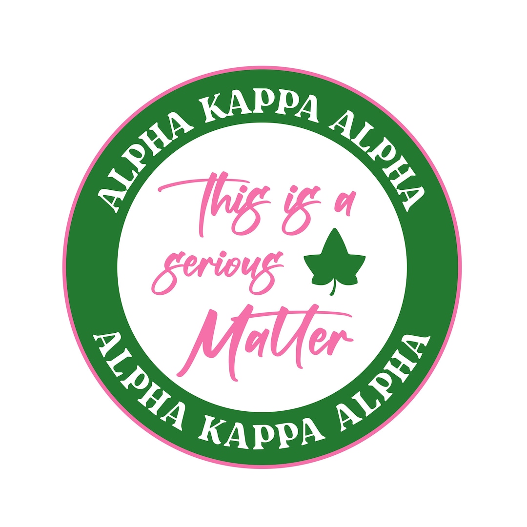 AKA Serious Matter on White T-shirt - Etsy