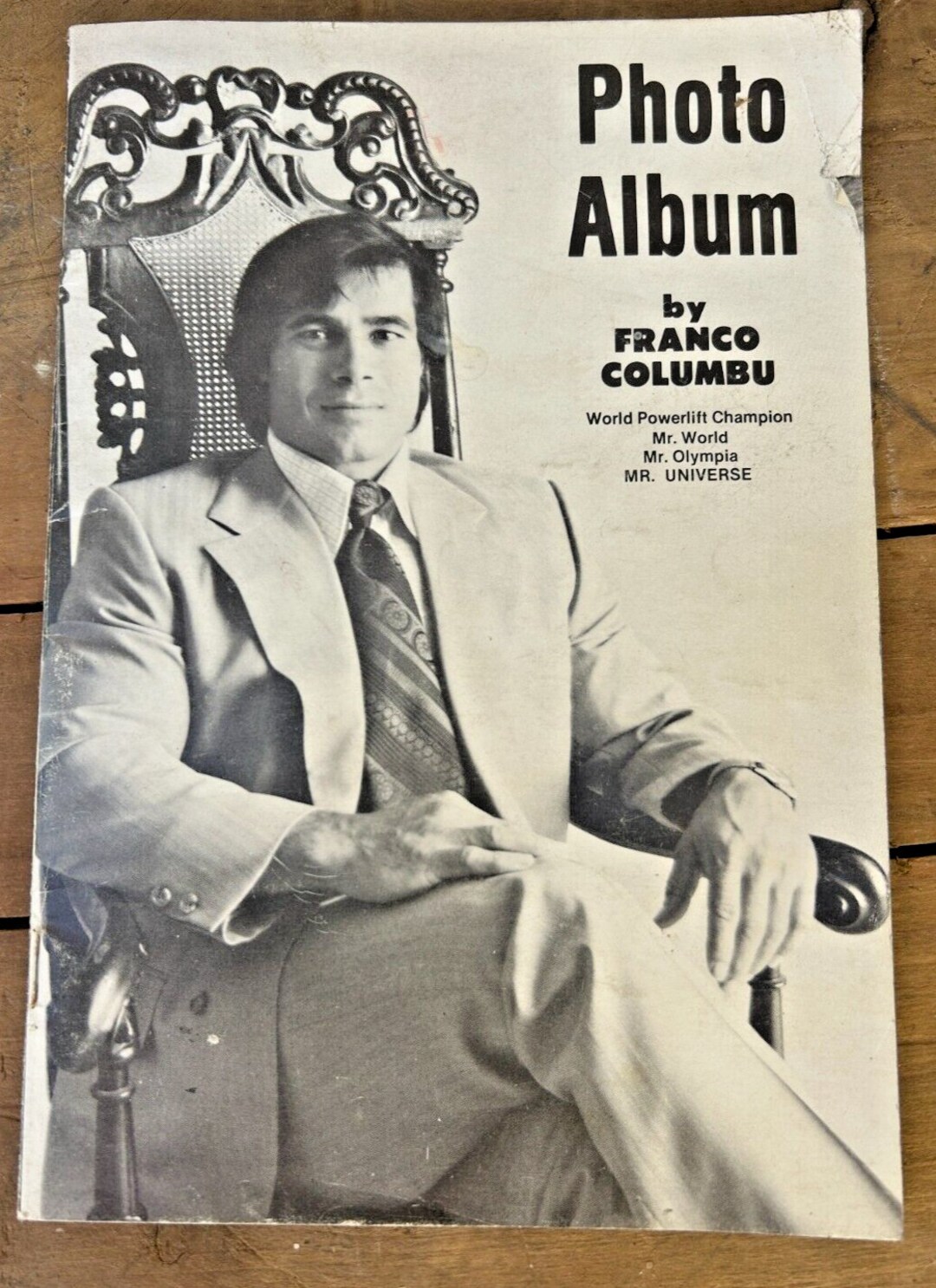 Franco Columbu PHOTO ALBUM Bodybuilding Muscle Vintage Booklet - Etsy