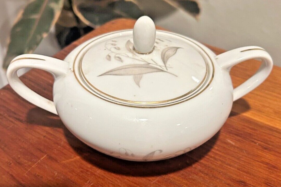 Vintage Kaysons Fine China Japan Sugar Bowl, Golden Rhapsody, Gold Accents, Mix and Match ...