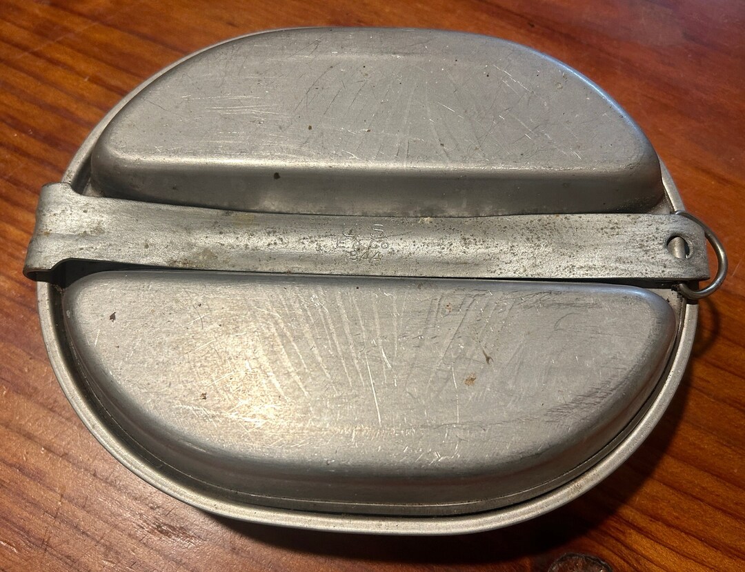 E.A Co. 1944 WWII US Military Stainless Steel Mess Kit - Etsy