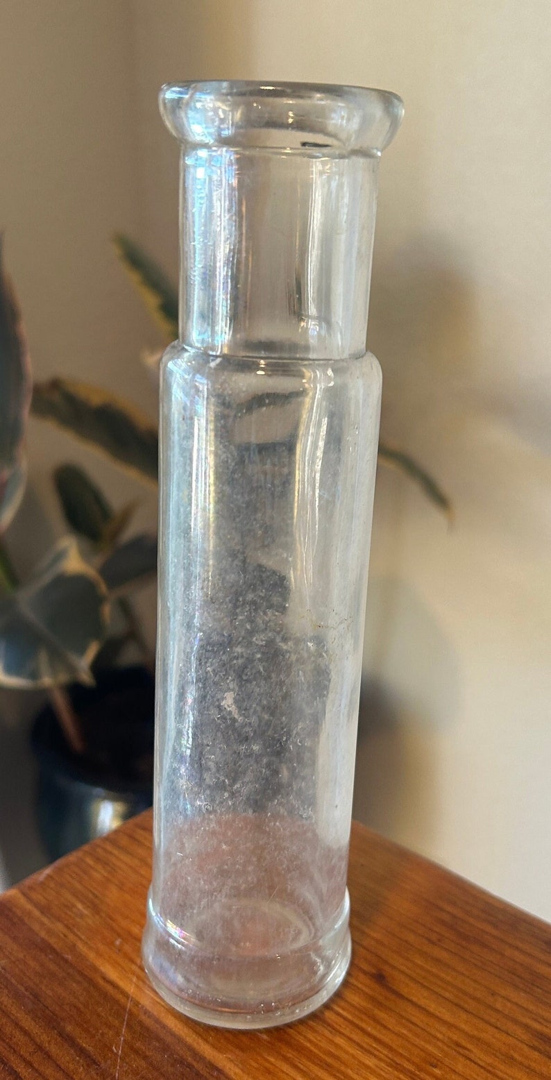 Old Clear Glass Fruit / Pickle Jar or Bottle Early 1900s, Country ...