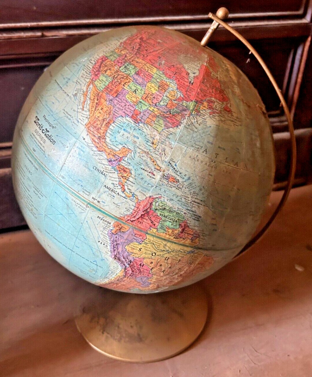 REPOGLE WORLD GLOBE Map Atlas Modern Mcm Pop Retro Atomic - Etsy