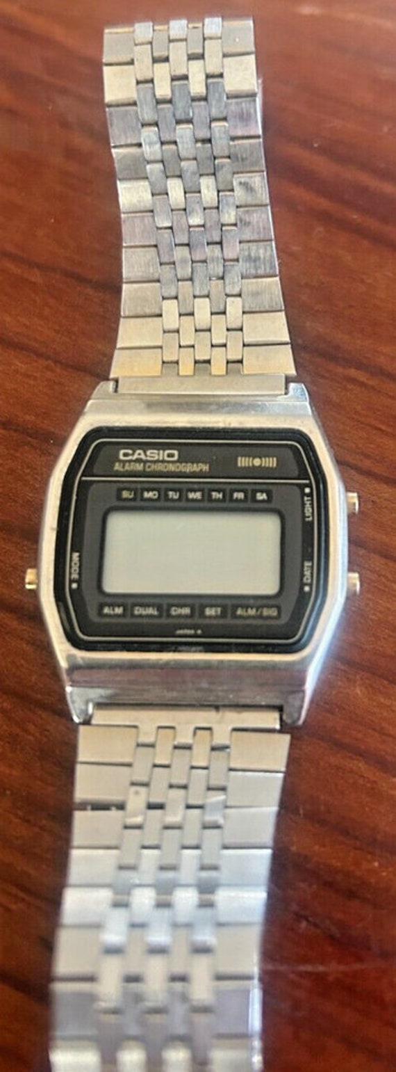 CASIO Alarm Chronograph Digital Watch Made in Japan - Gem
