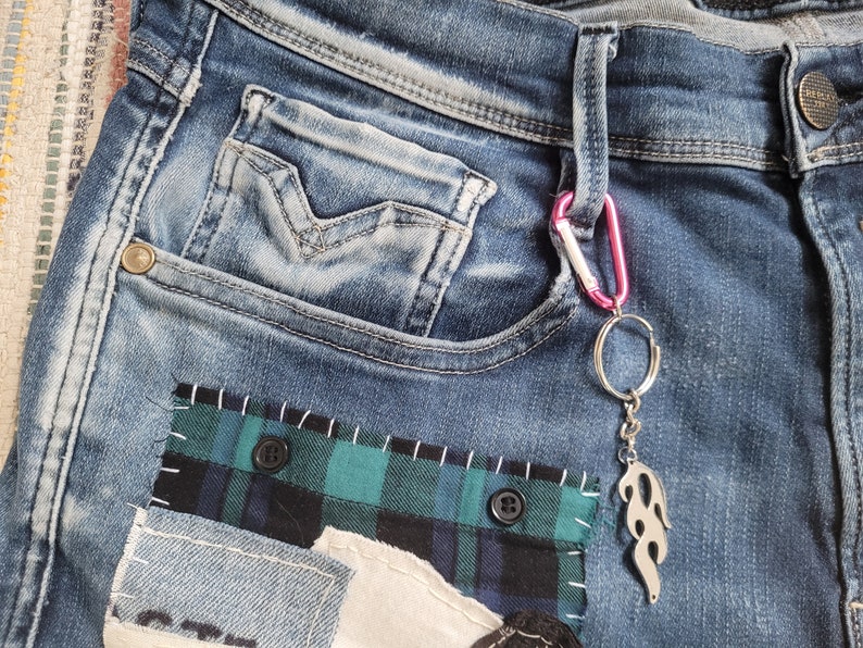Upcycled Second Hand Denim Shorts - Etsy Canada