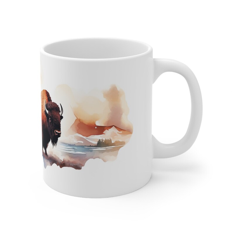 Discover Yellowstone: National Park Ceramic Mug - Nature Lover's Coffee ...
