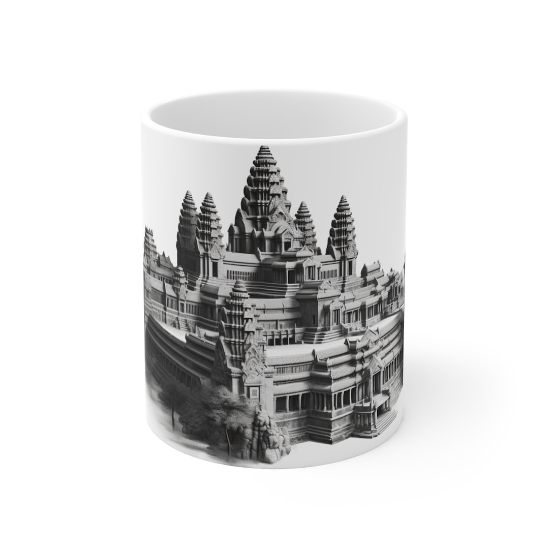 Iconic Angkor Wat Coffee Mug, Angkor Wat Temple Cambodia Mug, Cambodia ...
