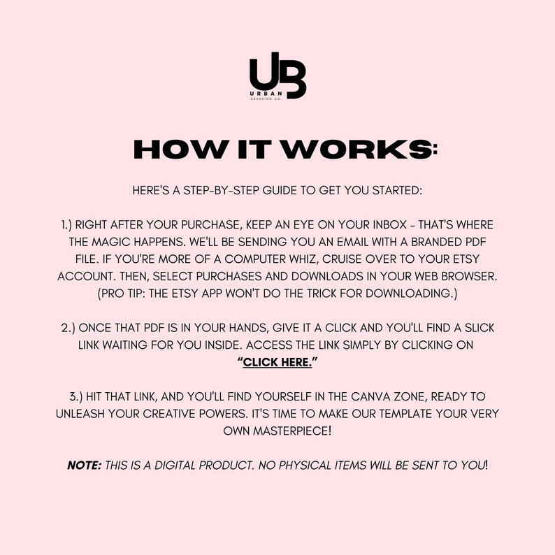 10 Pink IG Hair Templates Highlights Hair Branding Kit for - Etsy