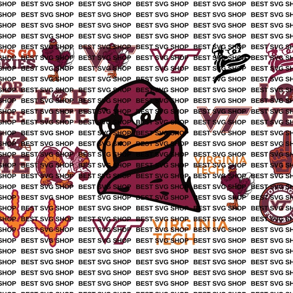 Virginia Tech Svg Files - Etsy