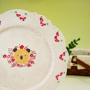 Whimsical Woodland Trio Plates Collection | Handcrafted Porcelain ...