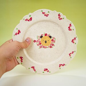 Whimsical Woodland Trio Plates Collection | Handcrafted Porcelain ...
