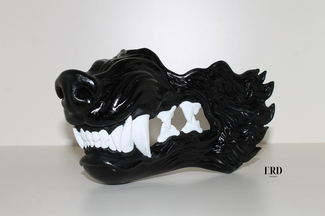 WOLF MASK STL File Digital Download 3D File - Etsy