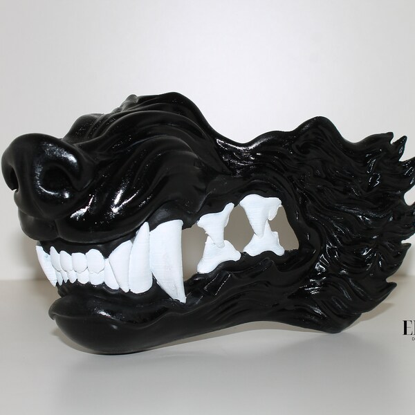3d Print Wolf Mask - Etsy