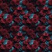 Romantic Red & Blue Roses - Realistic Floral Pattern for Arts and ...