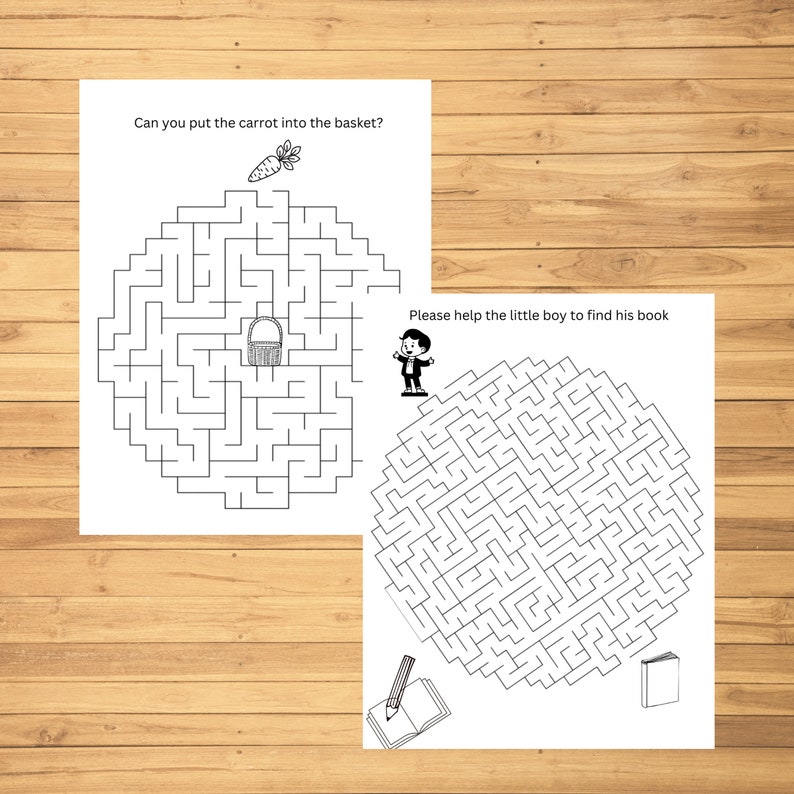 Maze Puzzles/ Kids Activities/ Puzzles/ Games for Kids/ Classroom ...