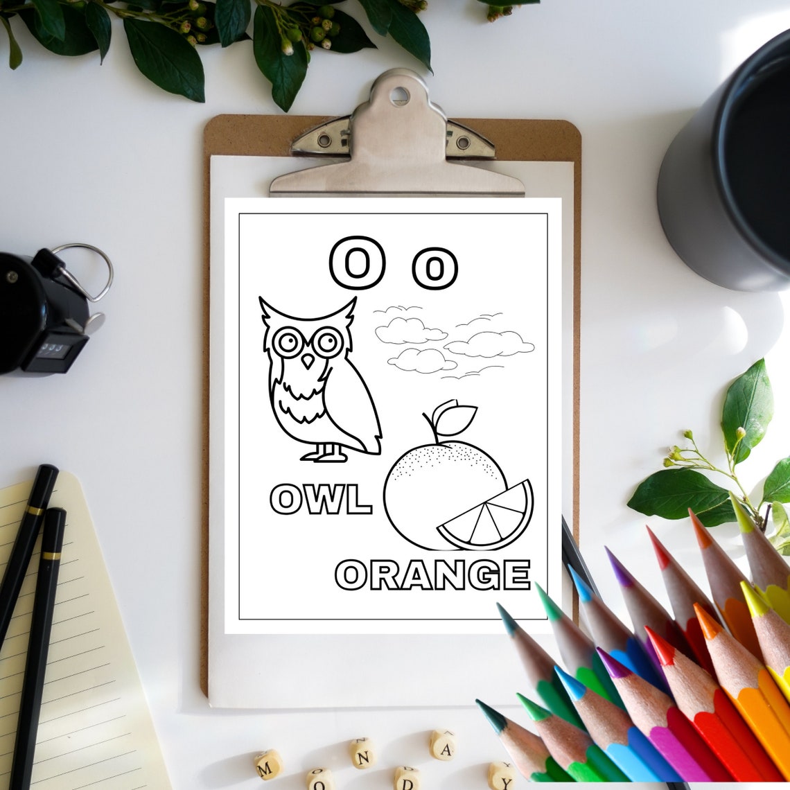 26 ABC Alphabet Printable Coloring Pages, Preschool, Kindergarten, Kids ...