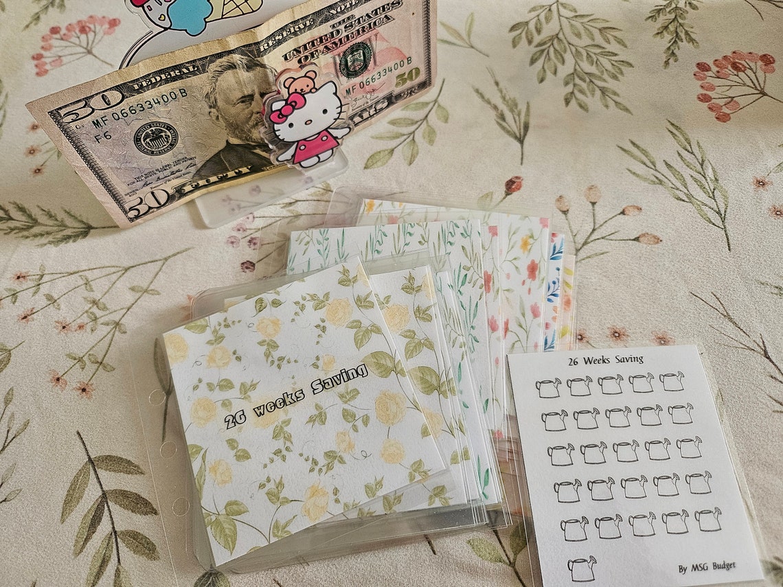 26 Weeks Savings Challenge Envelope - Etsy