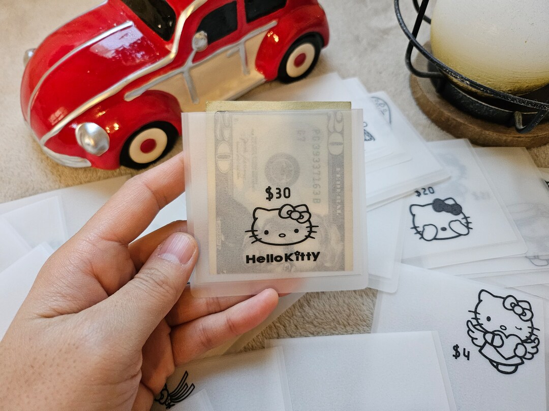 Hello Kitty 30 Cash Saving Challenge Envelopes - Etsy