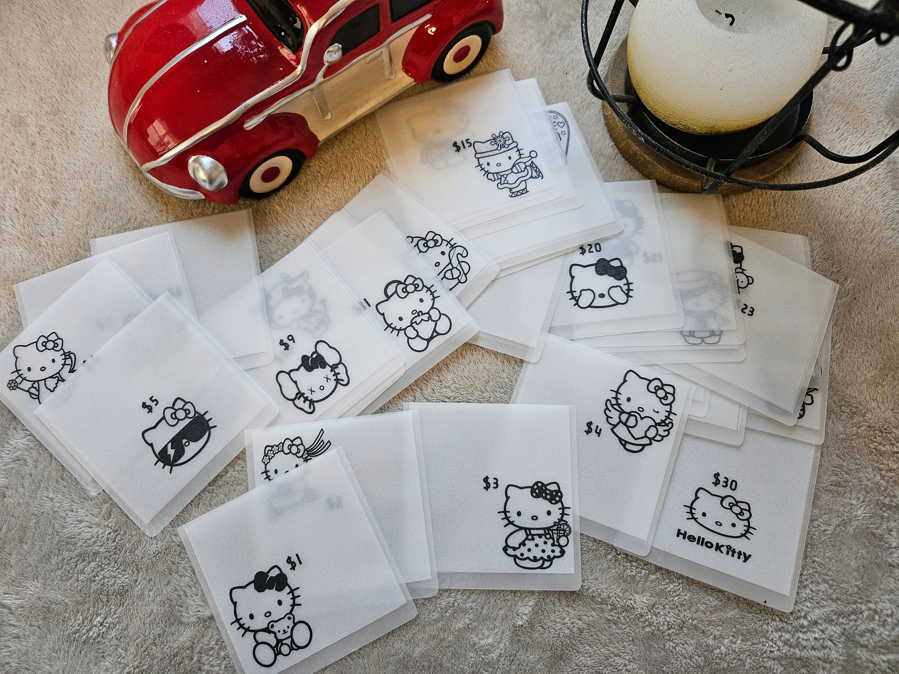 Hello Kitty 30 Cash Saving Challenge Envelopes - Etsy