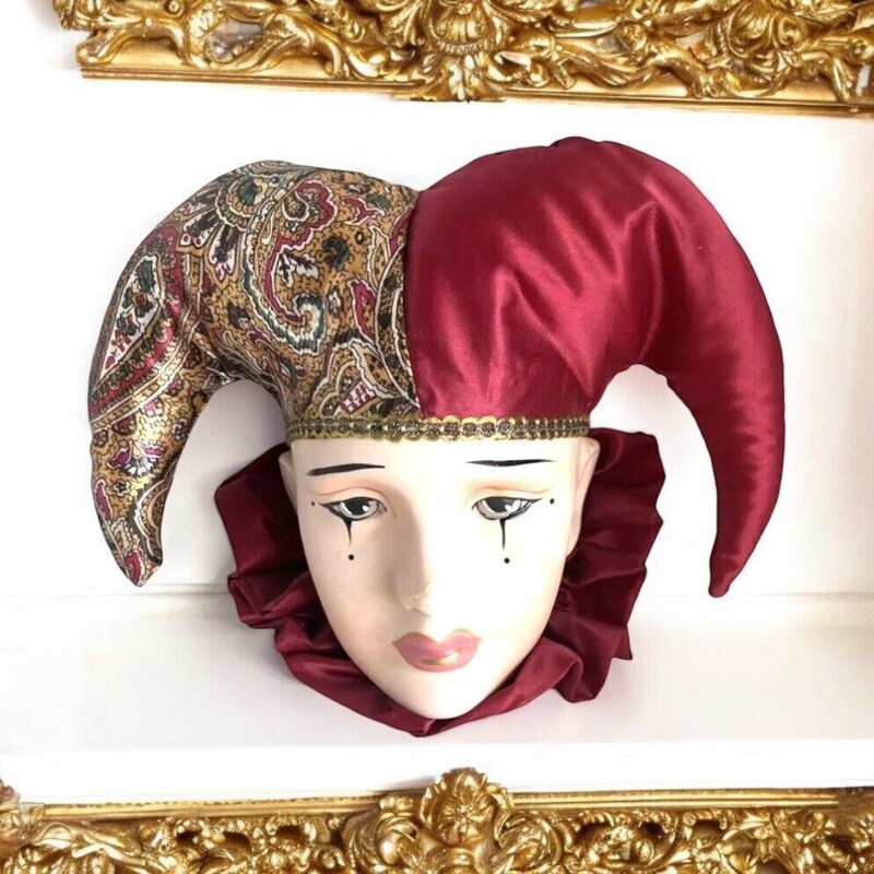 Jester Mask - Etsy