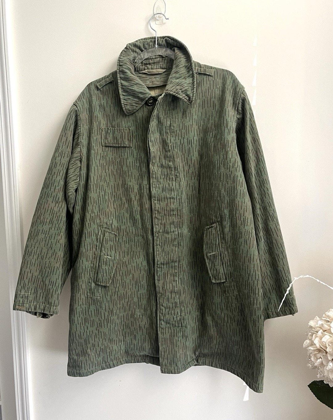 Vintage M60 Coat Czech Jacket 1963 KGB Camo Cold War Russia Military ...