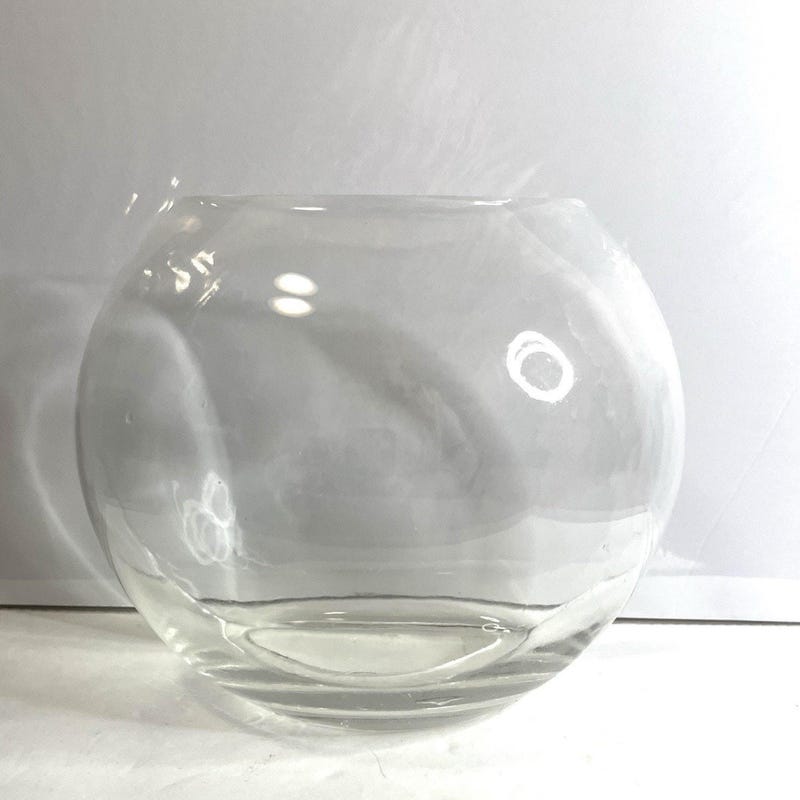 Vintage Fish Bowl Glass - Etsy