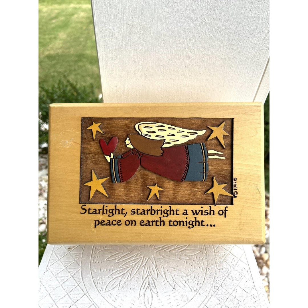 Starlight Star-bright Wishes Wooden Everyday Wood Jewelry Trinket ...