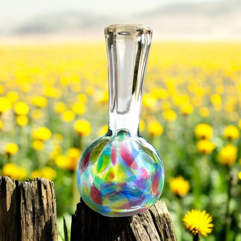 Colorful Flower Vase - Etsy