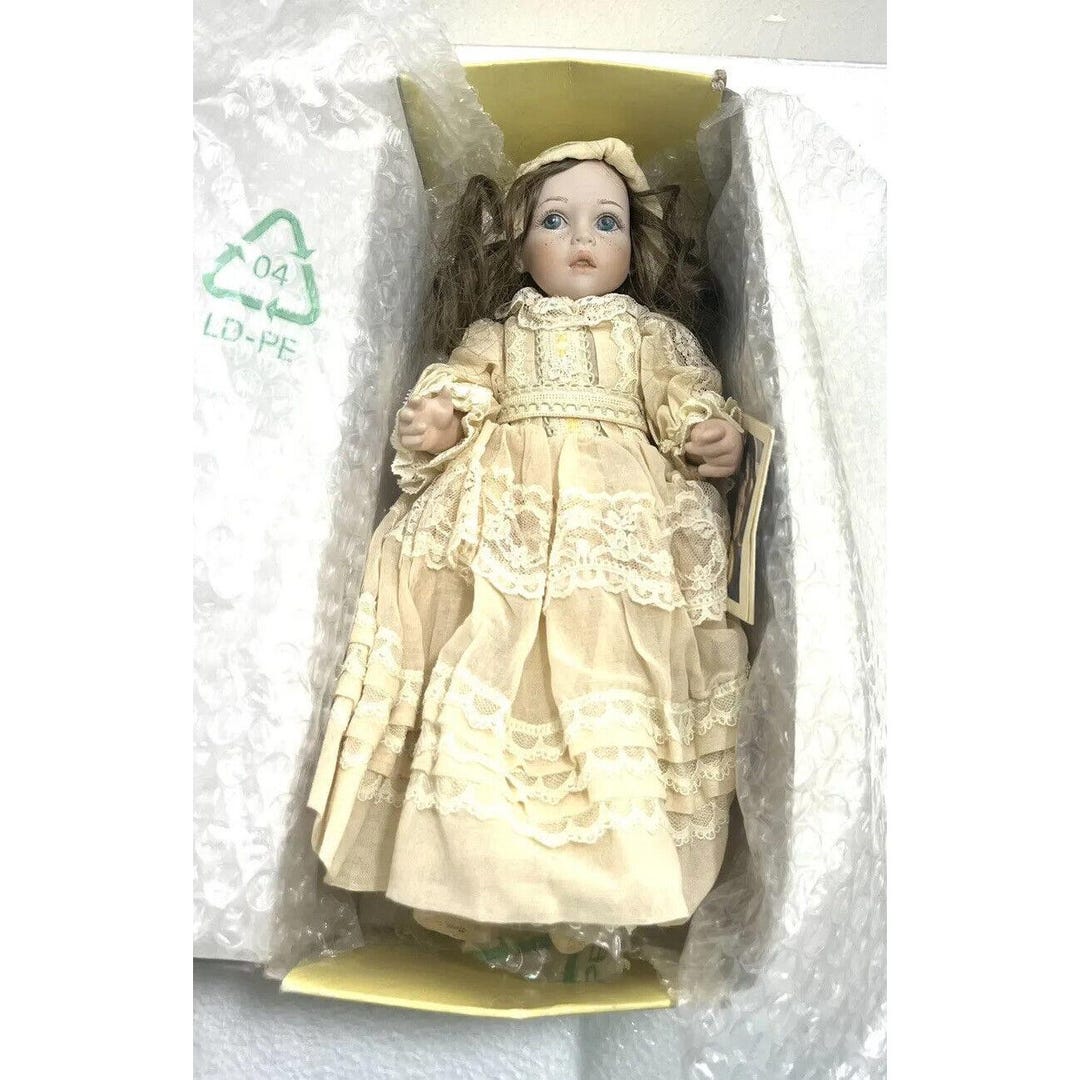 La Bamboli Di Arianna Bisque Porcelain Doll Alba Made in Italy New in ...