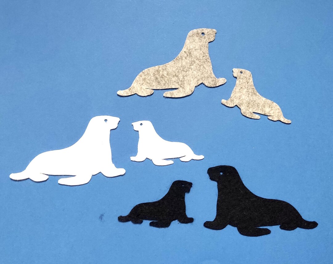 Felt Sea Lion Die-cut Craft Supplies Sea Lions Sewing Craft Projects ...