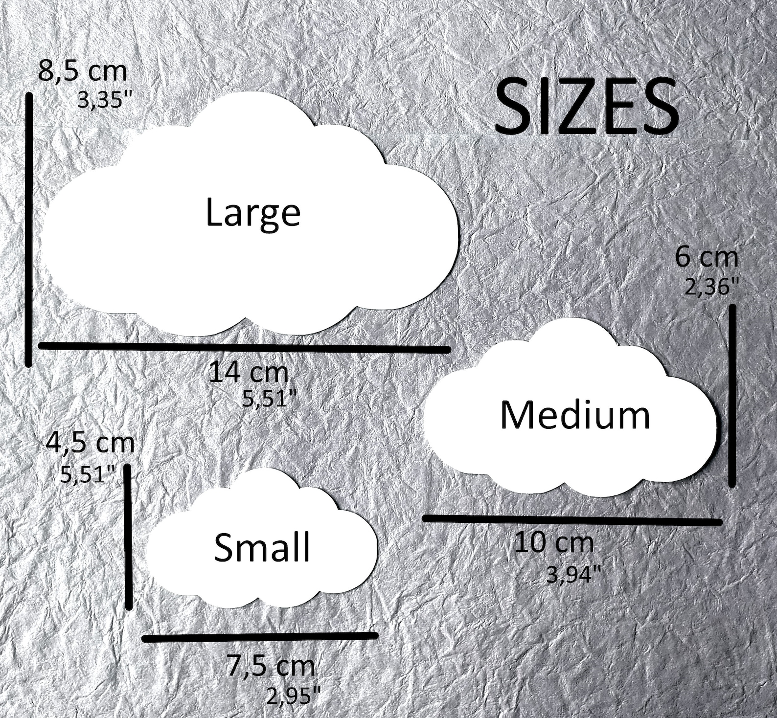 Cardstock Cloud Cutouts Cloud Die Cut White Cloud Paper Crafts Home ...