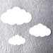 Cardstock Cloud Cutouts Cloud Die Cut White Cloud Paper Crafts Home ...